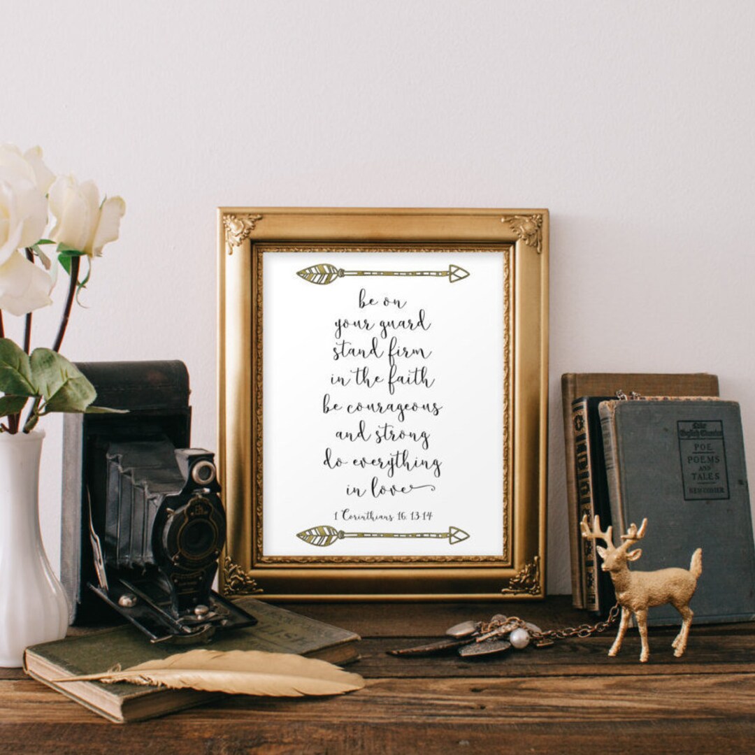 Nursery Bible Verses, Bible Verse Art, Nursery Art Print, Scripture ...