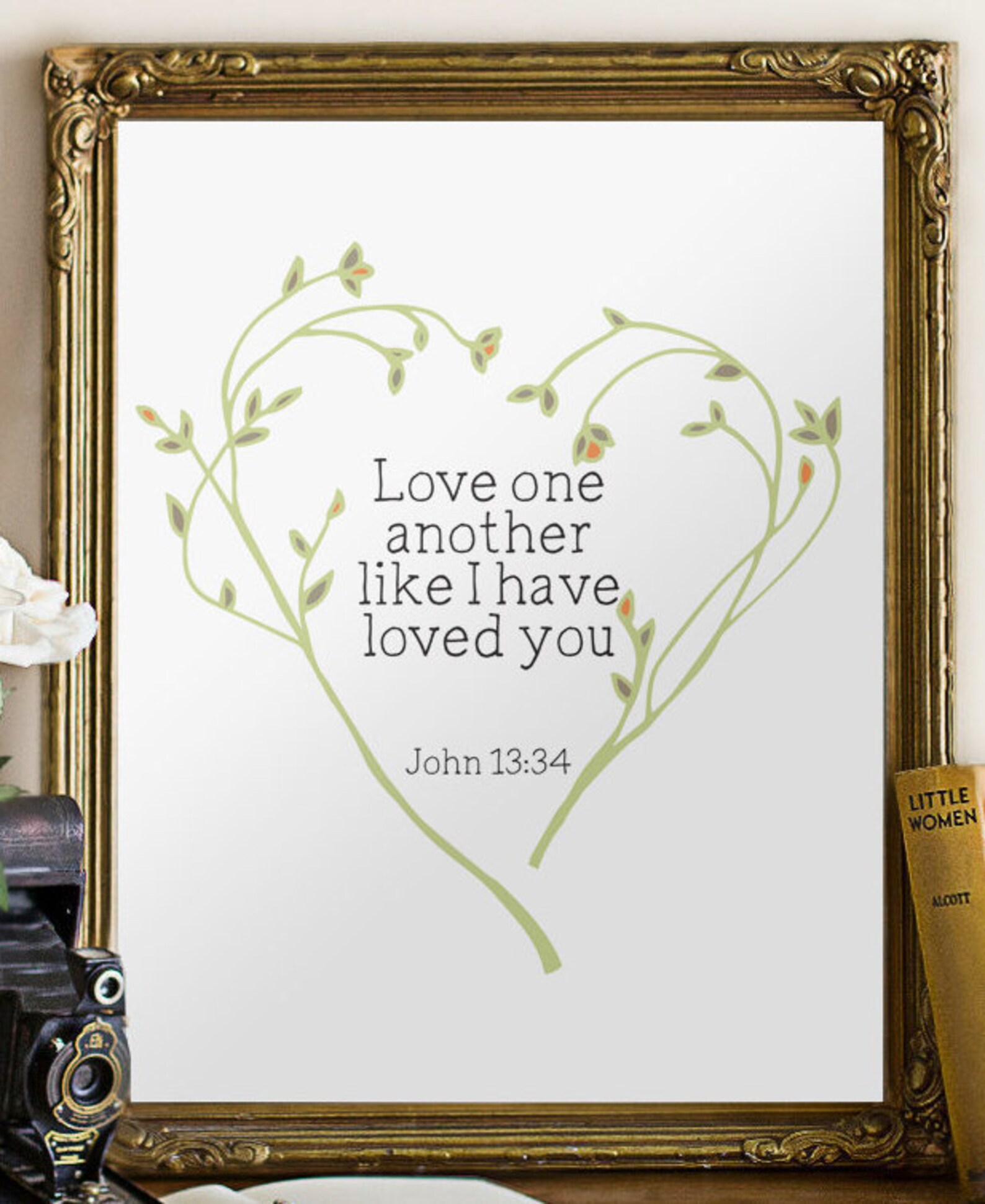 Bible Verse printable scripture print art wall decor poster | Etsy