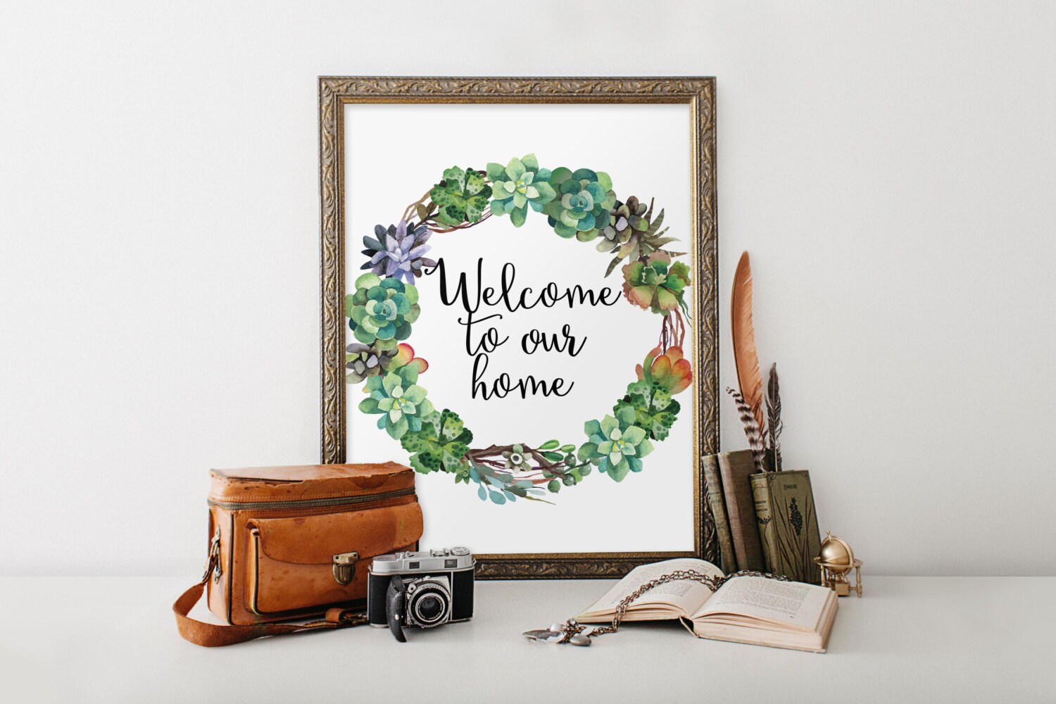 Welcome printable Welcome sign Welcome print Welcome wall | Etsy