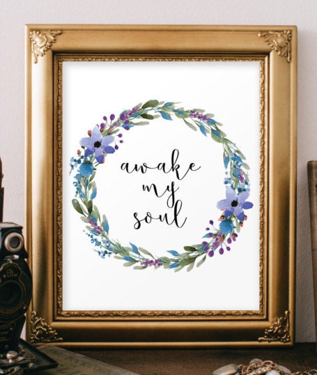 Art & Collectibles Bible verse art Bible verse Home decor Scripture ...