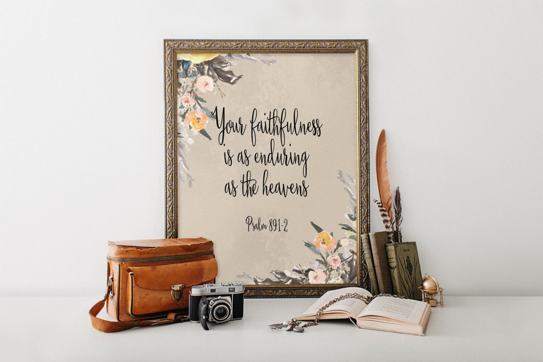 Printable Bible Verse, Scripture Art Print, Nursery Bible Verses, Wall ...