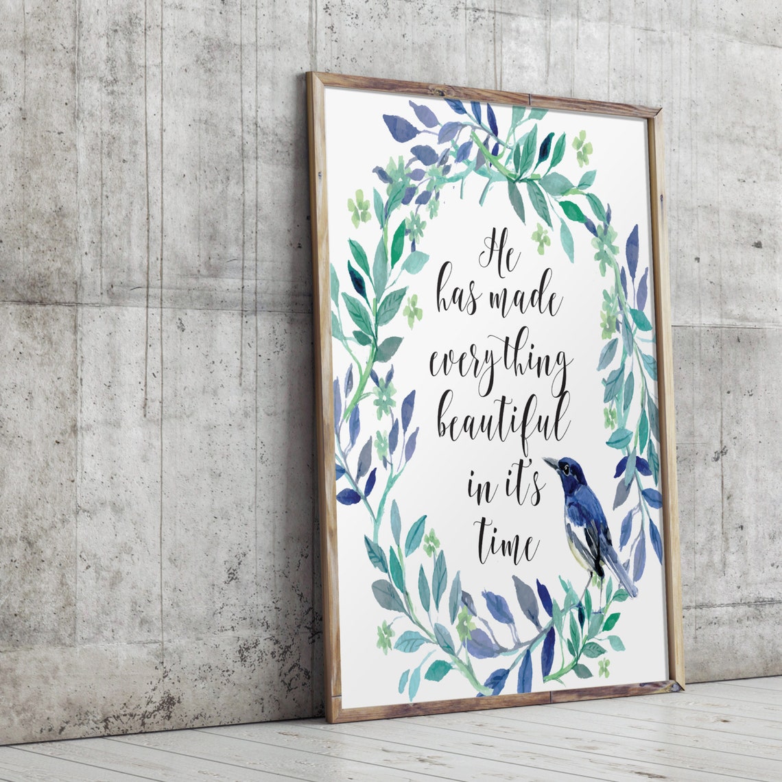 Bible Verse Wall Art Printable Verses Scripture Art Print | Etsy