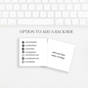 Social Media Cards Template, Custom Business Cards Templett, Calling ...