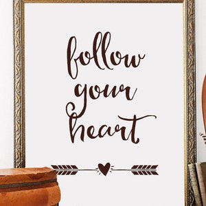 Art Print Wall Decor Printable Decoration Quote Inspirational Quotes ...