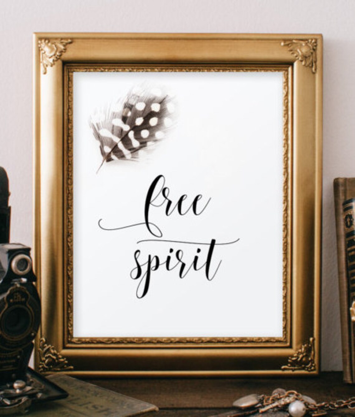 Printable Art Free Spirit Print Inspirational Quote Teen - Etsy