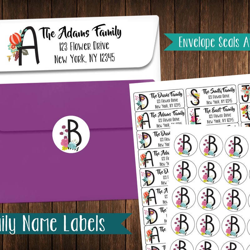 Monogram Address - Etsy