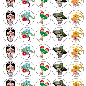 Day of the Dead / Dia De Los Muertos / Sugar Skulls Address Labels ...