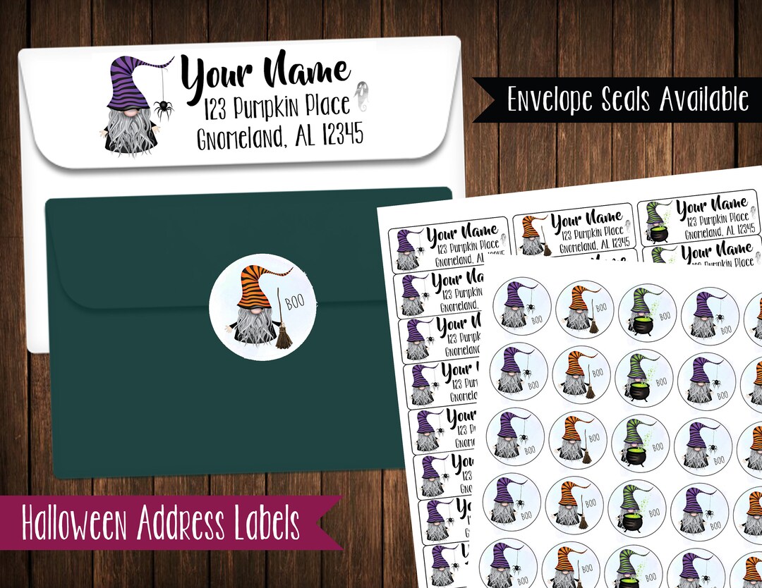 Halloween Address Labels, Mailing Labels - Etsy