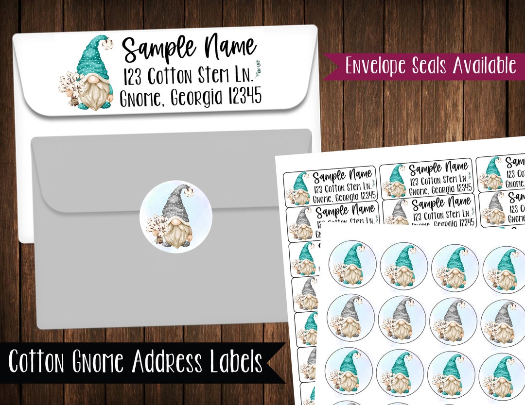Farmhouse Gnomes Address Labels, Mailing Labels - Etsy