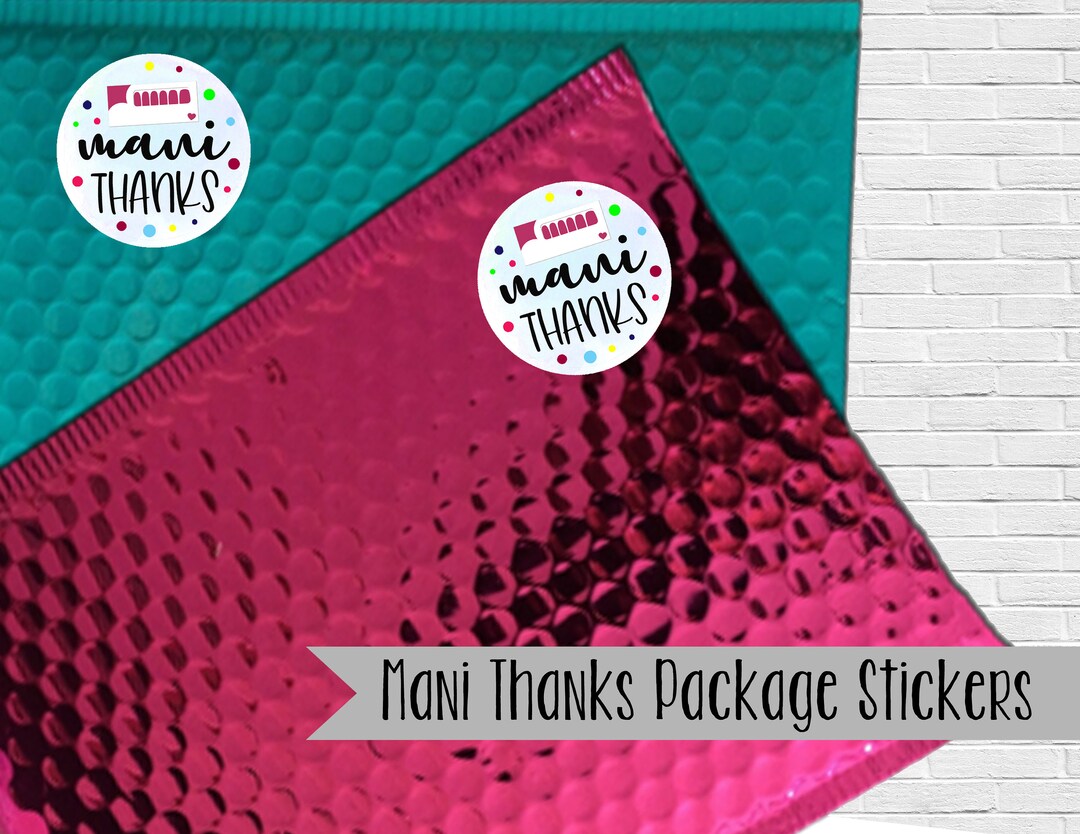 Mani Thanks Nail Stylist Stickers - Etsy