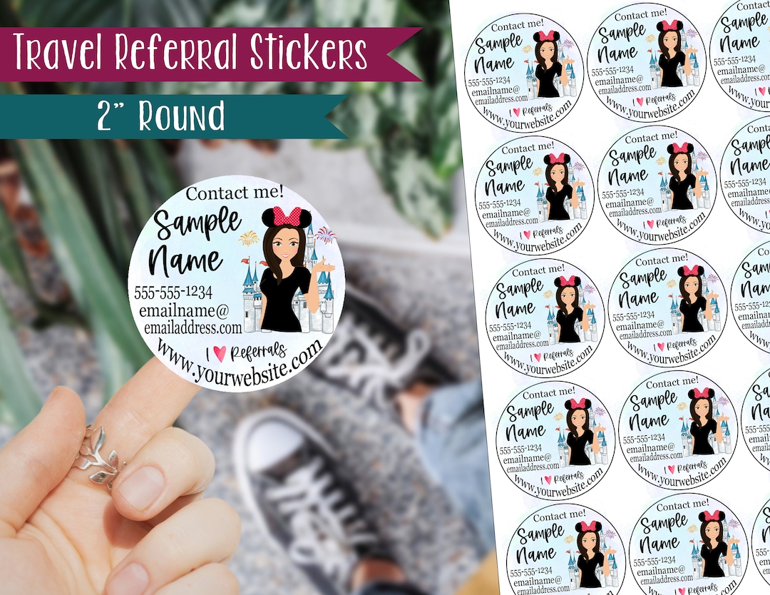 Travel Agent Referral Address Labels, Mailing Labels - Etsy