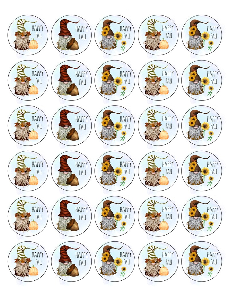 Autumn Gnome Address Labels, Mailing Labels - Etsy