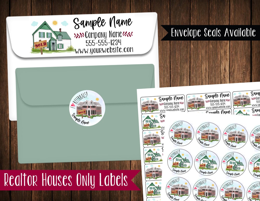 Realtor Address Labels Mailing Labels - Etsy
