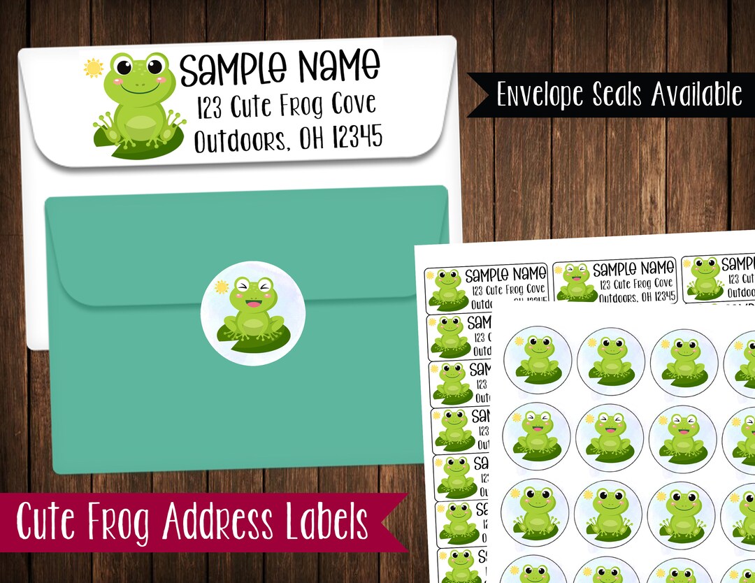 Frog Address Labels, Mailing Labels - Etsy