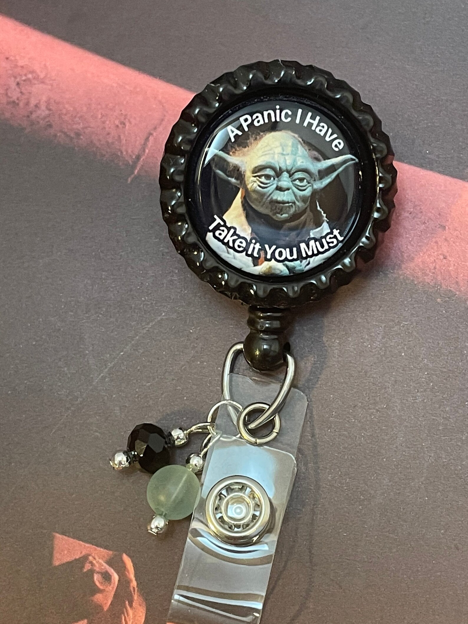 Laboratory Panic Value Wisdom Spoken Retractable Badge Reel | Etsy