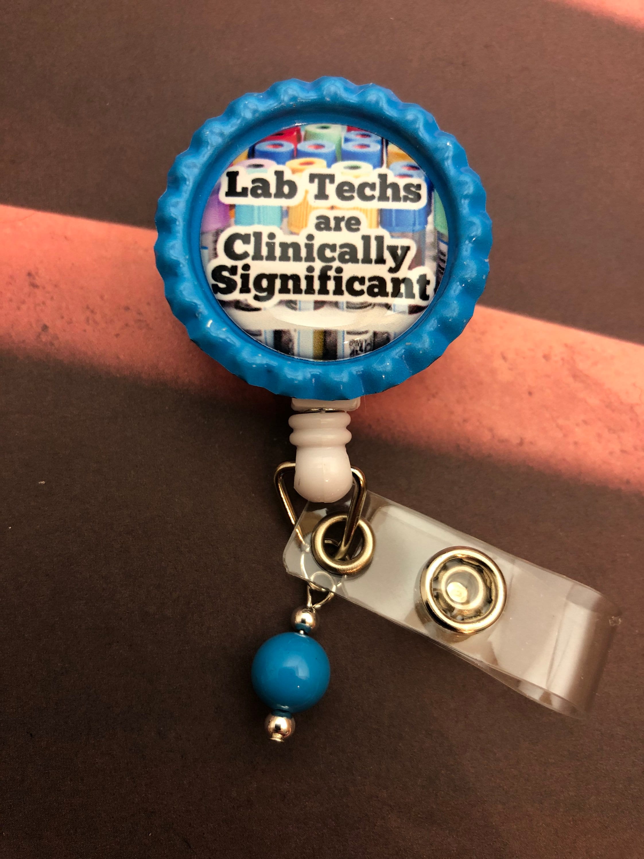 Retractable Badge Reel for Lab Techs Lab Week Gift Medical | Etsy