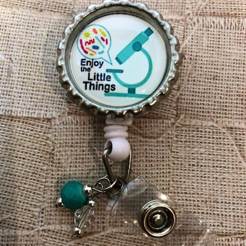 Badge Reel Laboratory Hematology Design Lab Week Gift Idea - Etsy