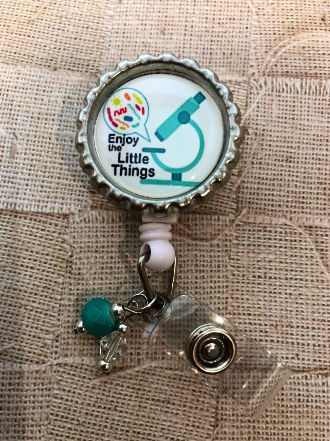 Laboratory Themed Retractable Badge Reel Microscope Lab Week - Etsy