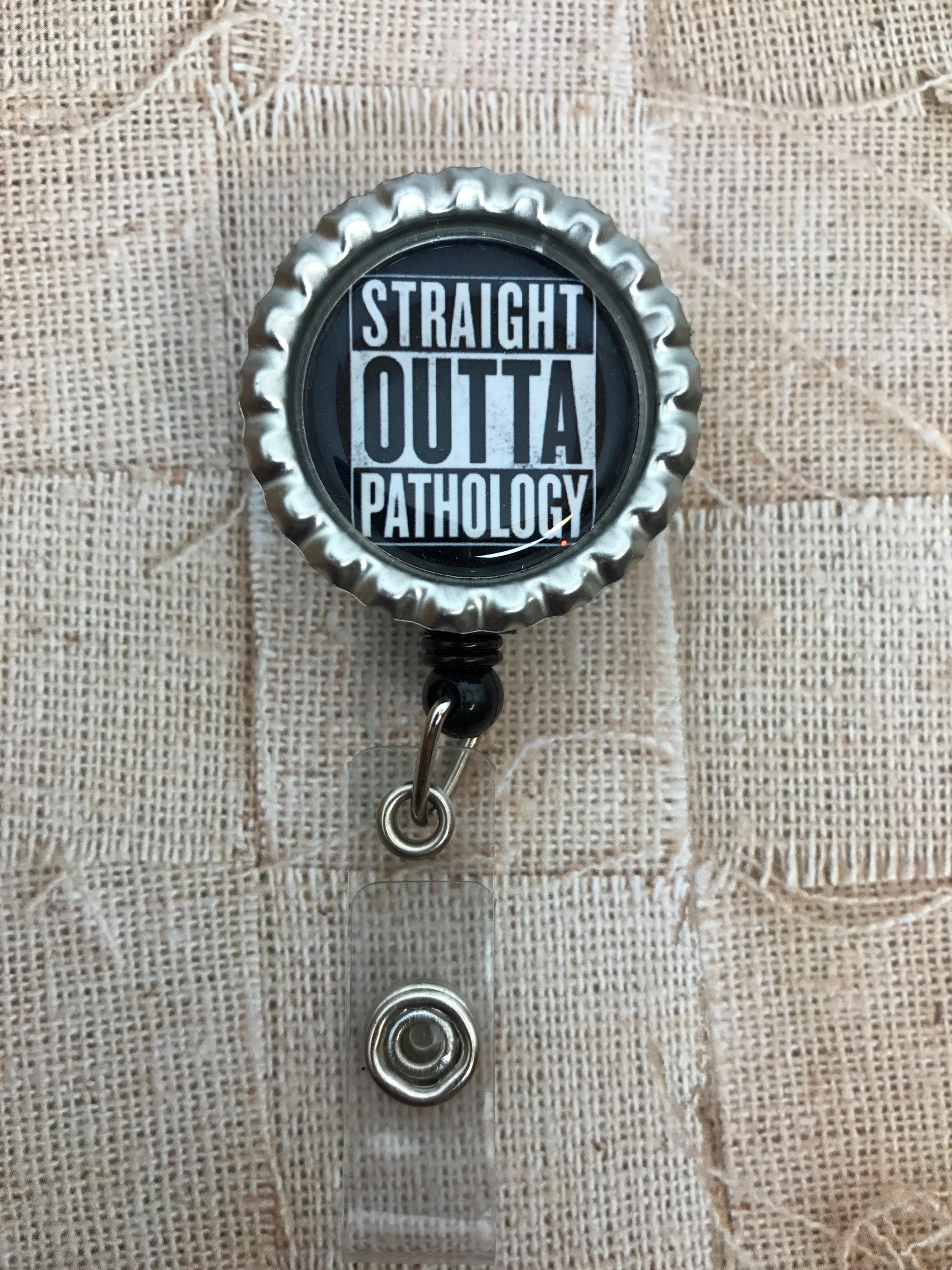 Pathology Retractable Badge Reel lab week gift lab tech | Etsy