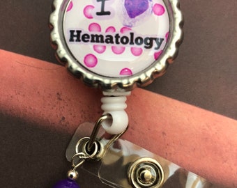 Hematology Blast Retractable Badge Reel Labweek Gift MLS MLT | Etsy