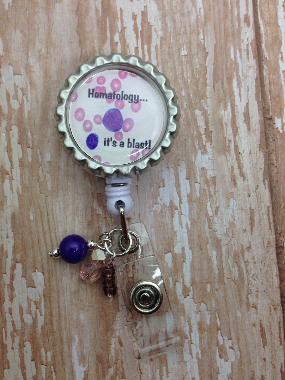 Badge Reel Laboratory Hematology Design Lab Week Gift Idea - Etsy