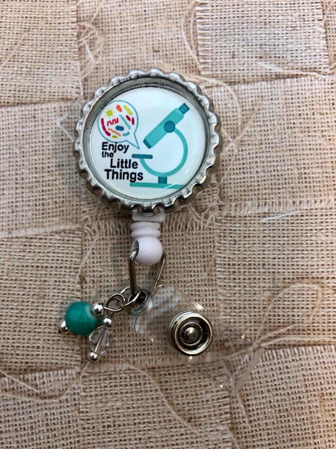 Laboratory Themed Retractable Badge Reel Microscope Lab Week - Etsy