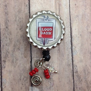 Blood Bank RBC Unit Design Badge Reel Laboratory Lab Week Gift - Etsy