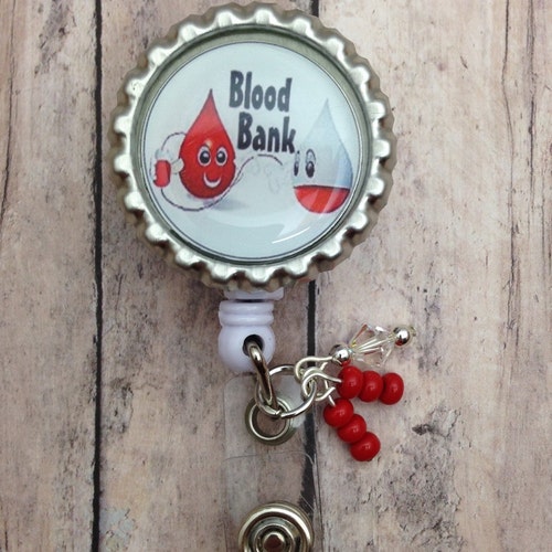 Blood Bank from Me to You Design Badge Reel - Etsy
