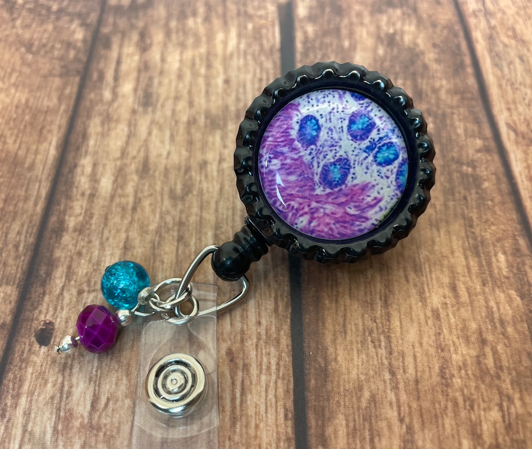 Histology Pathology Tissue Design Retractable Badge Reel Lab - Etsy