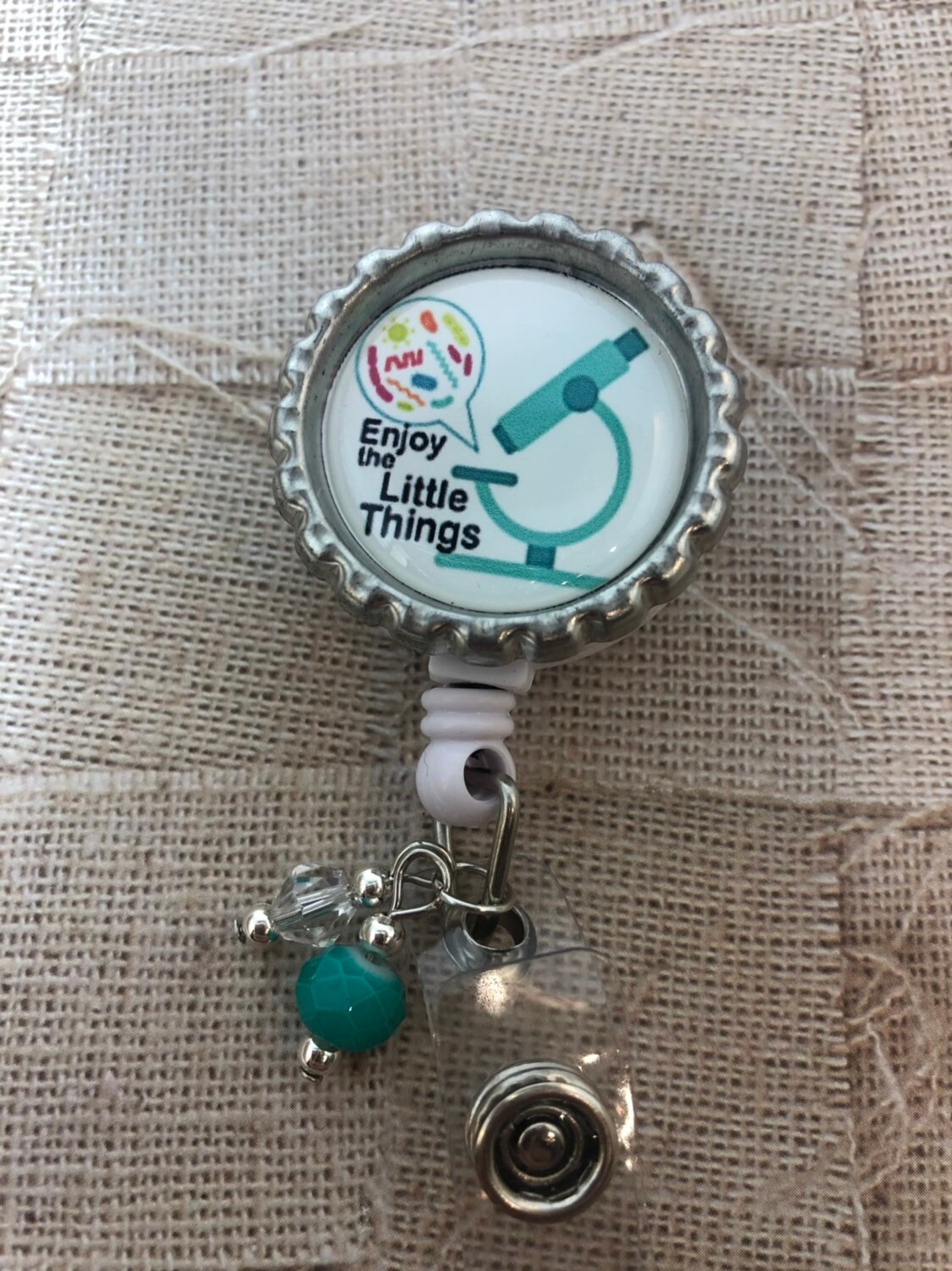 Laboratory Themed Retractable Badge Reel Microscope Lab Week - Etsy