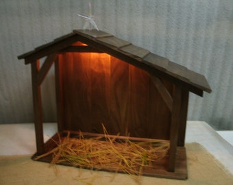 Tabletop Nativity Stable Plans