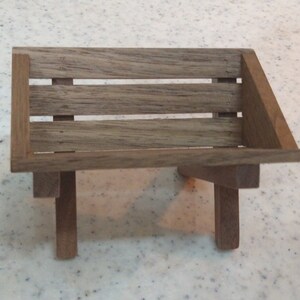 Small Walnut Manger That Goes Well With My Stables or Christmas ...