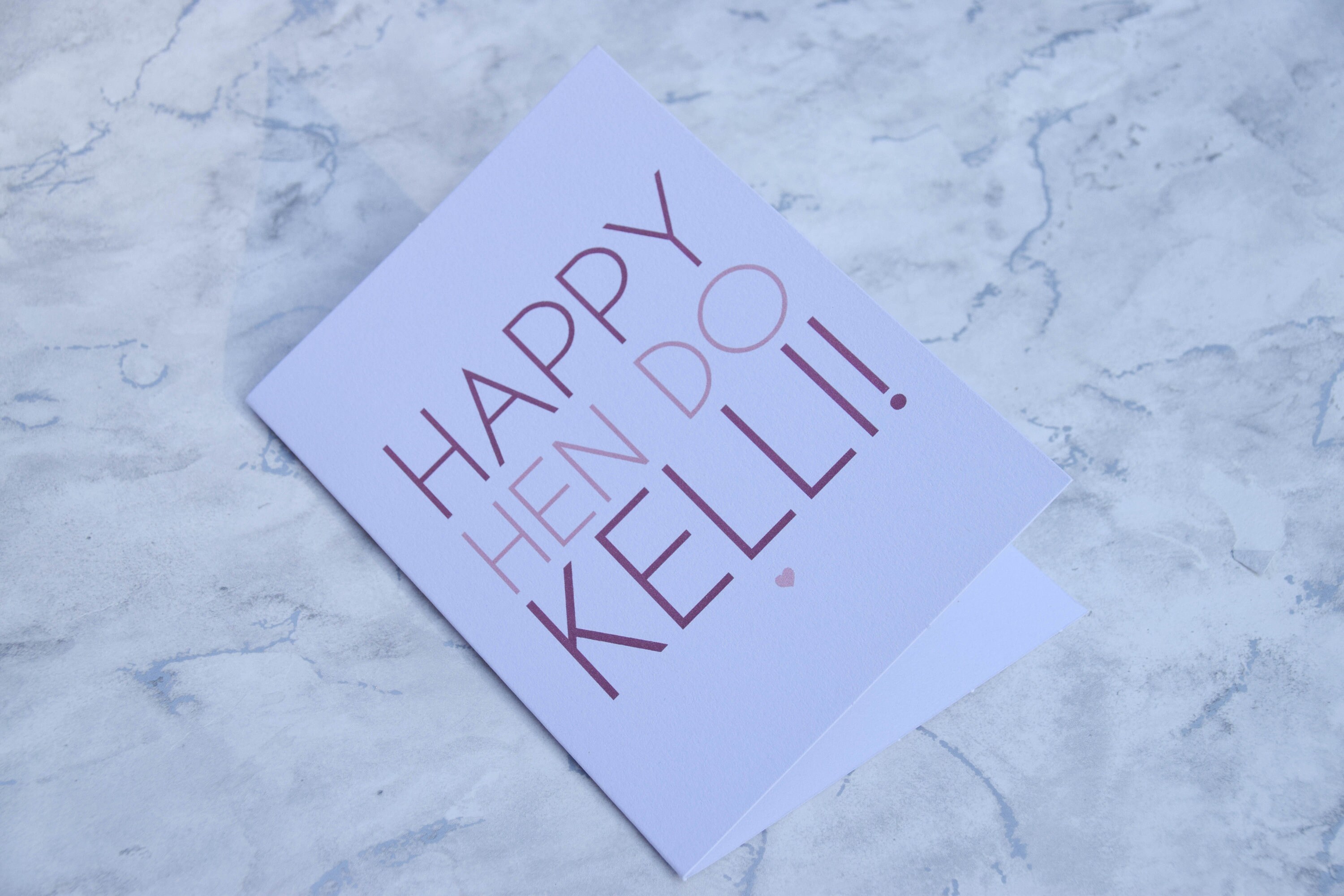 Hen Do 'Happy Hen Do' Card. Name can be added. Perfect | Etsy