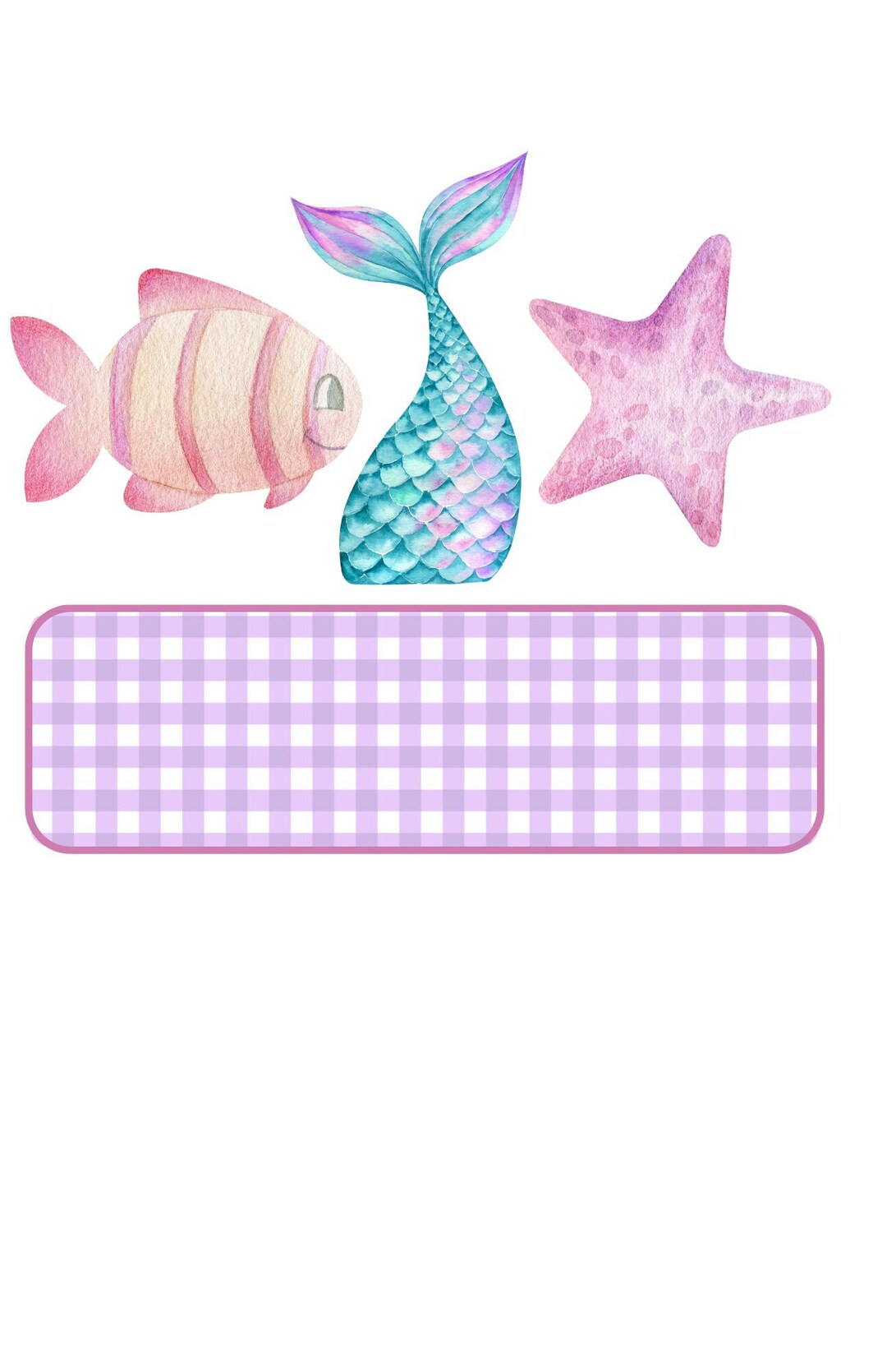 Personalized Mermaid Trio PNG: Summer Beach Digital File - Etsy