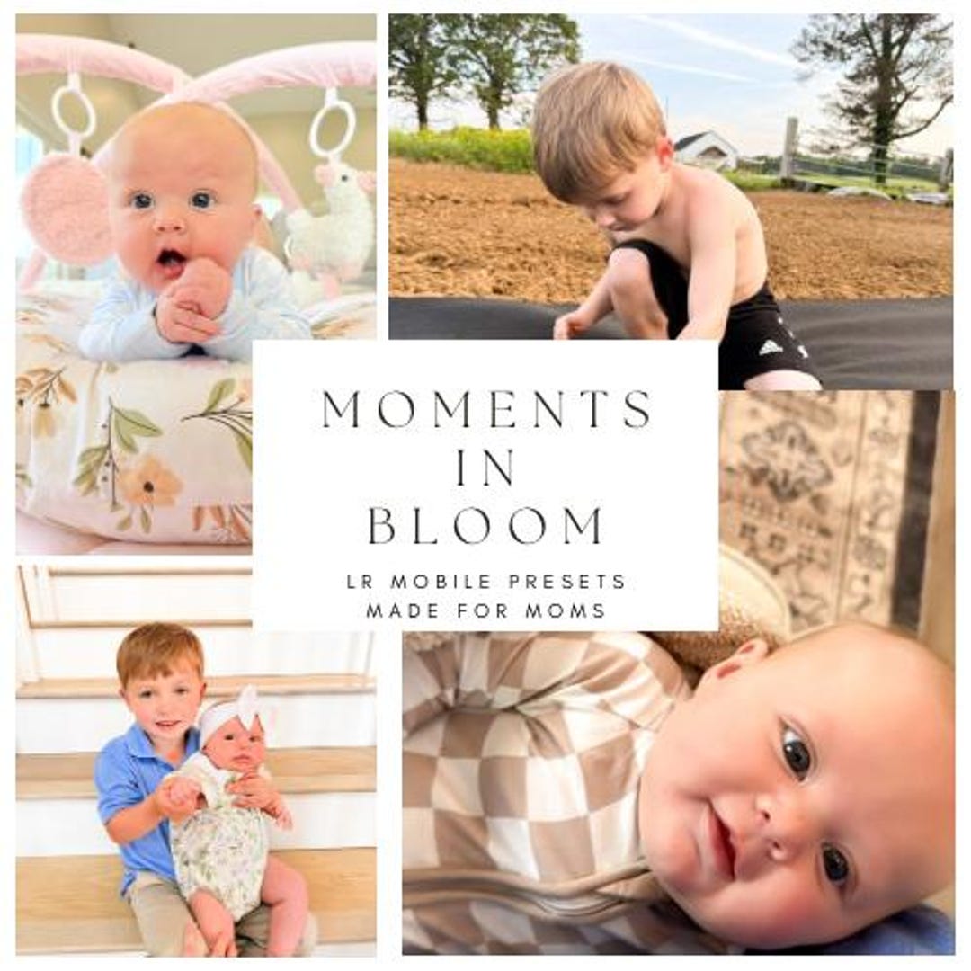 Moments in Bloom Preset Pack for Lightroom Mobile With Photo Guide ...