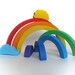 Gift for Baby Rainbow Stacker Wooden Balancing Game - Etsy
