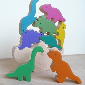 Dinosaurs Animal Play Set, Family Monkeys Toy, Big Wooden Tree ...