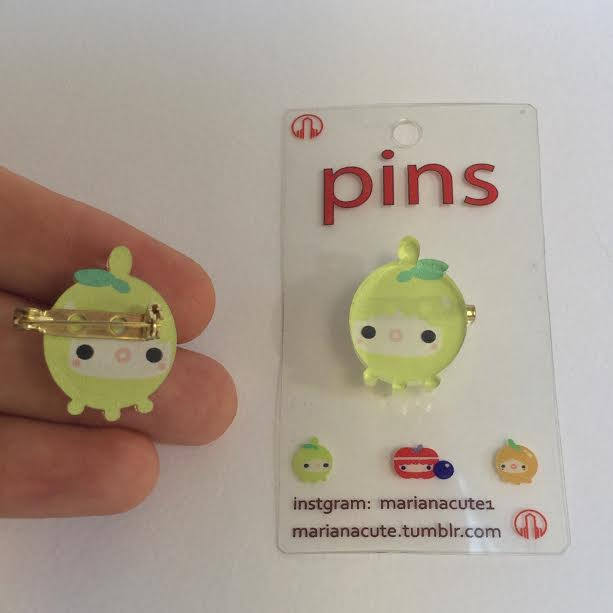 Plexiglass Pin Lemon - Etsy