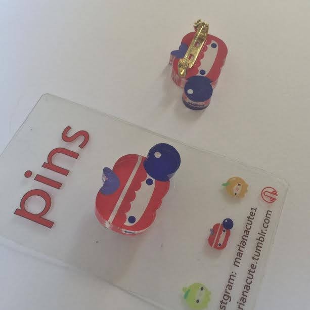 Plexiglass Pin - Etsy