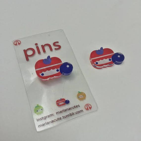 Plexiglass Pin | Etsy