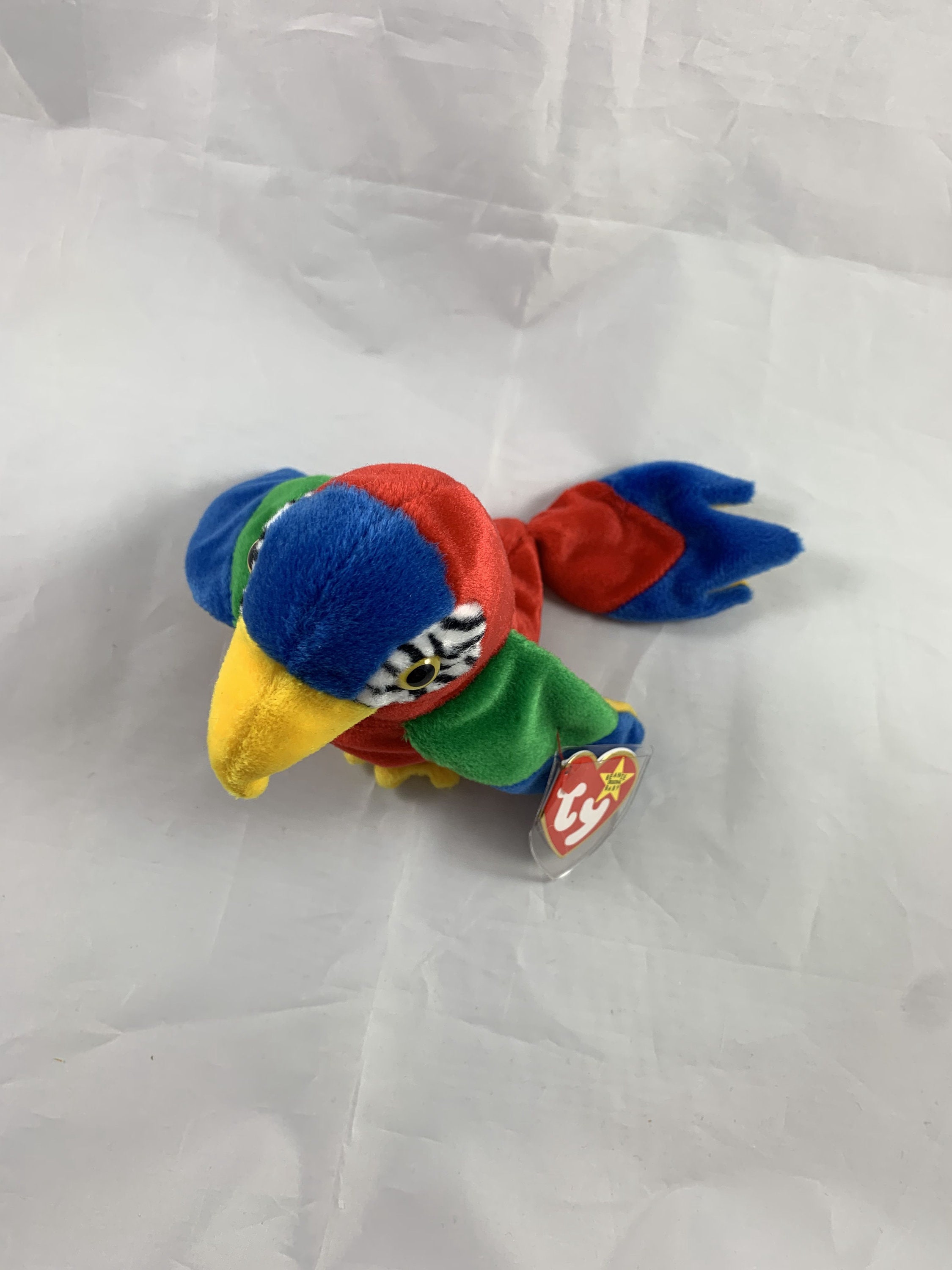 Ty Beanie Baby Parrot Jabber - Etsy Sweden