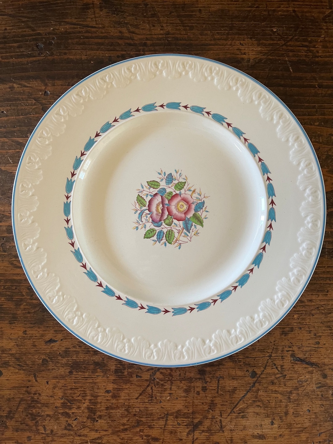 Vintage Wedgwood Evenlode Dinner Plates - Set of 5 - Etsy
