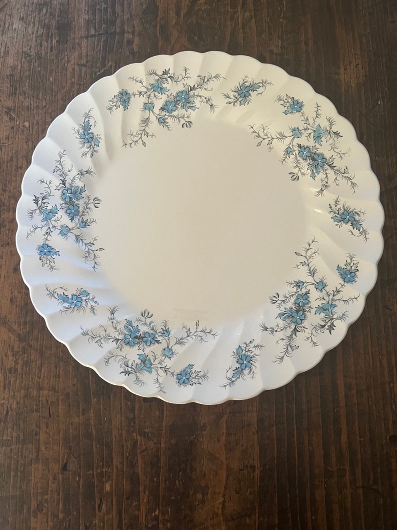 Vintage Myott Staffordshire - Forget Me Not - Dinner Plates - Set of 4 ...