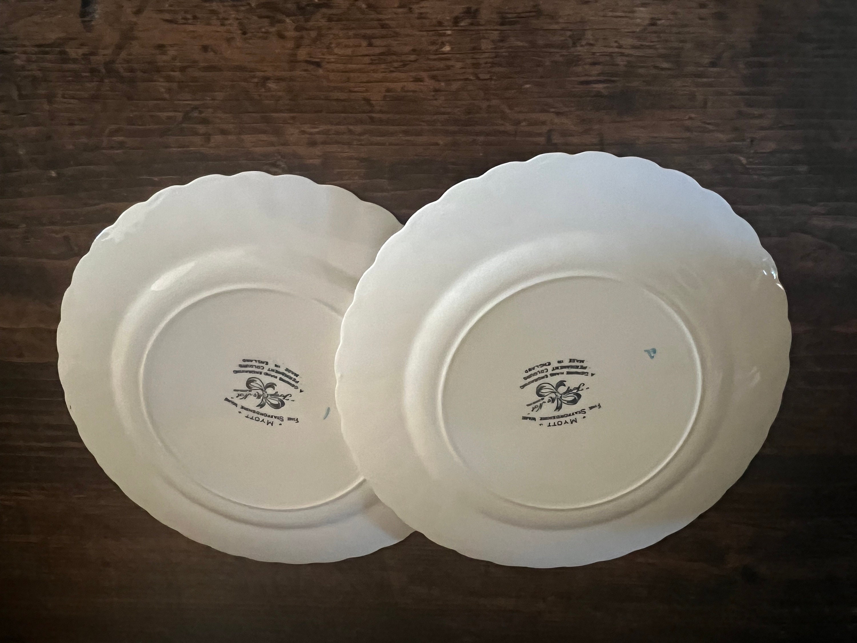 Vintage Myott Staffordshire - Forget Me Not - Dinner Plates - Set of 4 ...