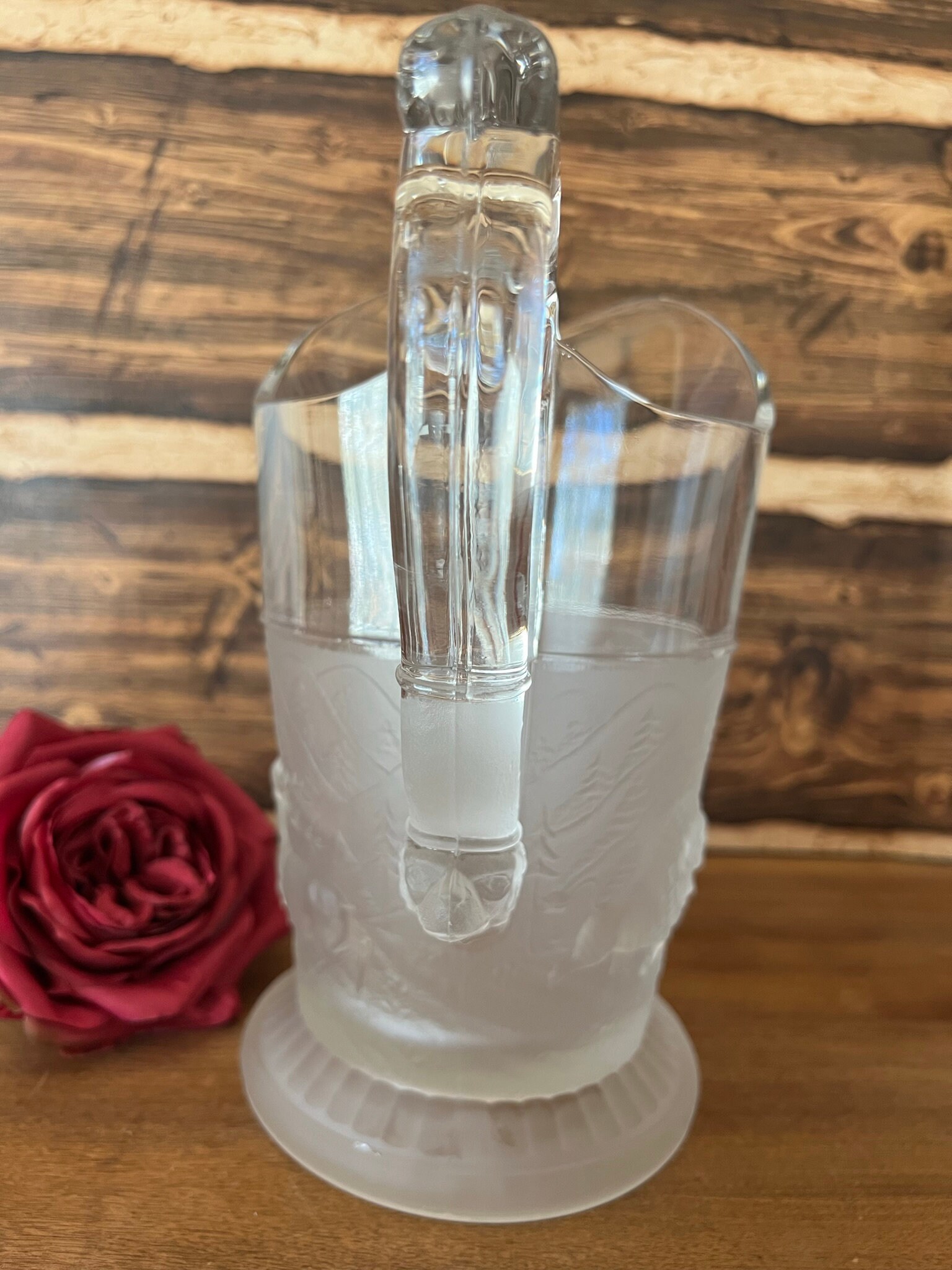 Gillinder & Sons Westward Ho Pioneer Water Pitcher - Etsy