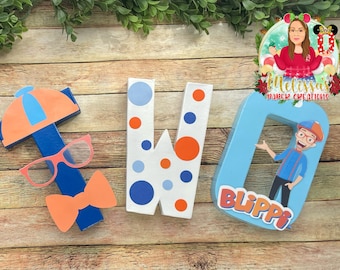 Blippi Letters | Etsy