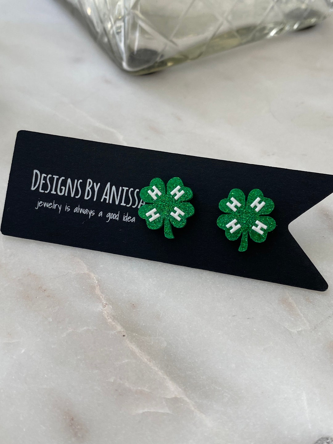 4-H Earrings - Etsy