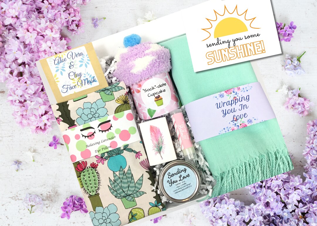 SENDING GOOD VIBES Gift Box Encouragement Gift Thinking of You Gift ...