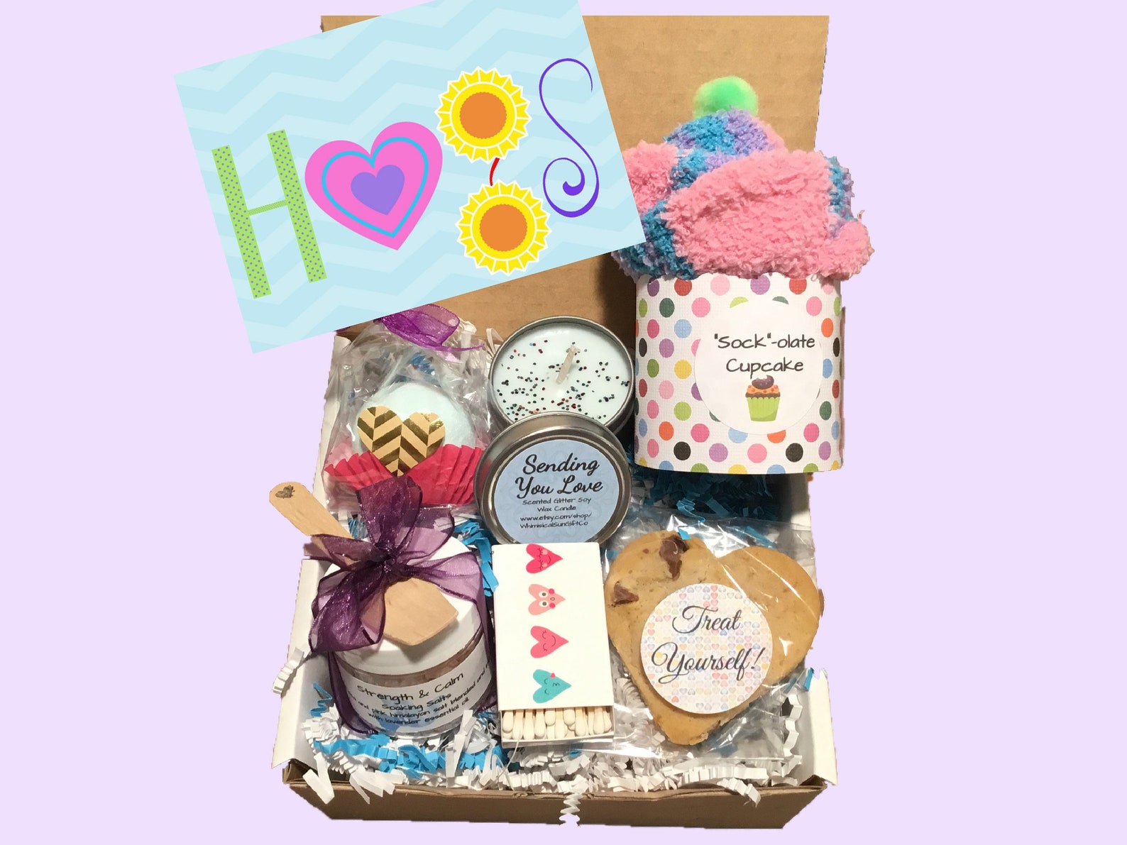 Positive Thoughts Cheer up Gift SENDING GOOD VIBES - Etsy