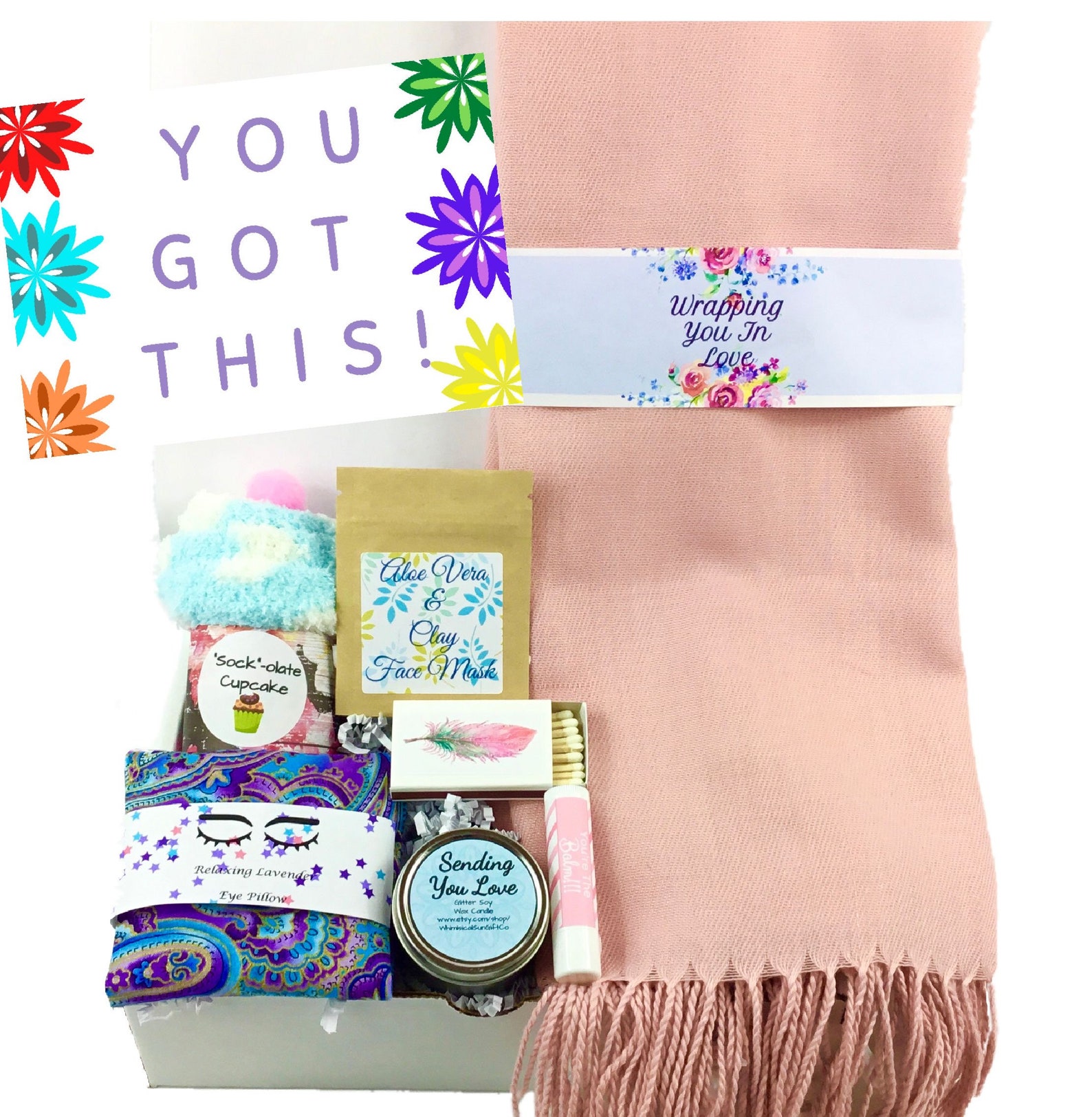 SENDING GOOD VIBES Gift Box Encouragement Gift Thinking of You - Etsy